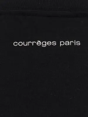 COURREGES Courrèges Ac Straight Printed T-shirt - Black