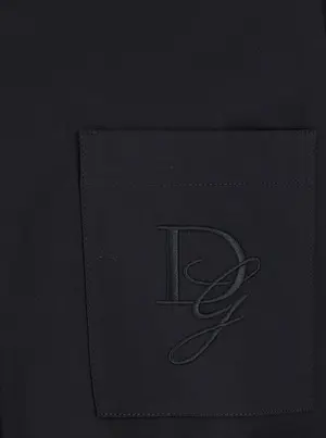Dolce & Gabbana Dolce Gabbana Dg Embroidered Long-sleeved Shirt