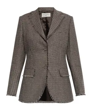 Officine Générale Houndstooth Single-breasted Blazer