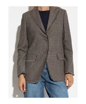 Officine Générale Houndstooth Single-breasted Blazer