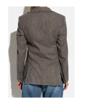 Officine Générale Houndstooth Single-breasted Blazer