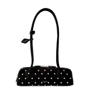 Alaïa Small Teckel Shoulder Bag - Black