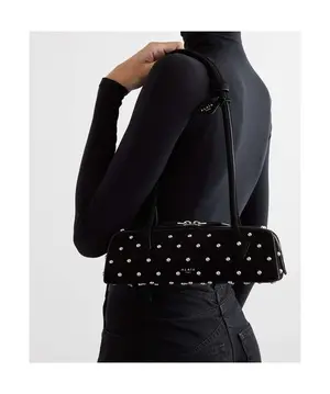 Alaïa Small Teckel Shoulder Bag - Black