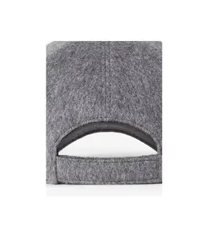 Fendi Ff Embroidered Baseball Cap - Grey