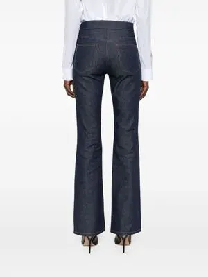 Celine Flared Jeans With Horn Detail