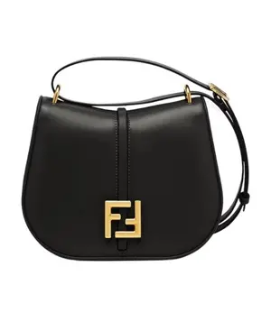Fendi Cmon Medium Shoulder Bag - Black