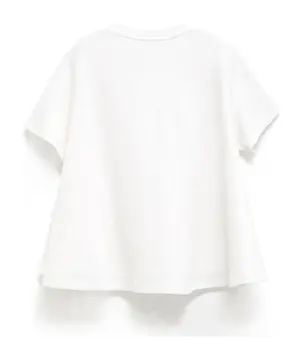 Loewe Trapeze Top With Round Neck And Short Sleeves