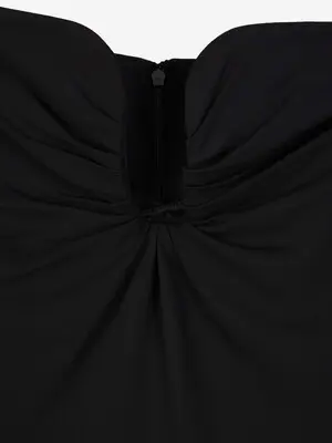 Roland Mouret Sleeveless Off-the-shoulder Cady Dress