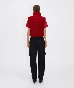 Bottega Veneta Quilted Zip-up Sleeveless Jacket