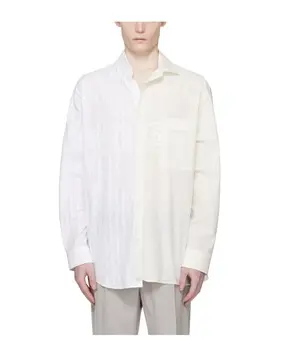 MAISON MARGIELA Two-tone Poplin Shirt