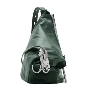 Burberry Medium Knight Zipped Shoulder Bag - Green