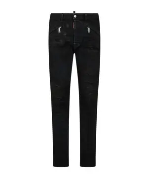Dsquared2 Logo Patch Ripped Cool Guy Jeans