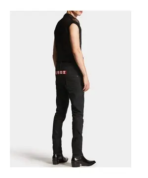 Dsquared2 Logo Patch Ripped Cool Guy Jeans