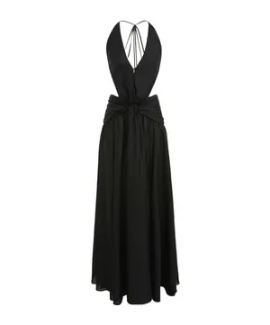 Zimmermann Halterneck Gathered Midi Dress