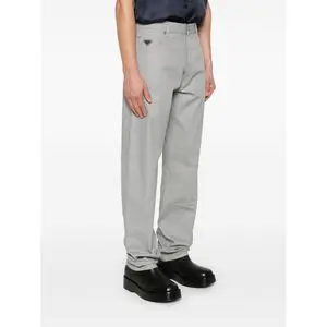 Prada Triangle-logo Low-rise Straight-leg Jeans