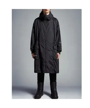 Moncler Packable Parka With Floral Embellishments