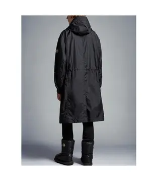 Moncler Packable Parka With Floral Embellishments