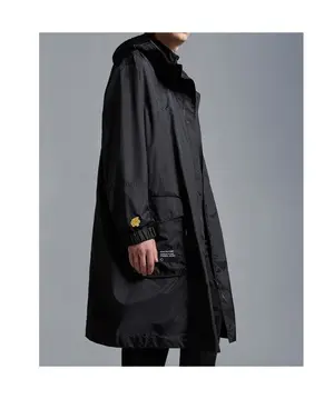 Moncler Packable Parka With Floral Embellishments