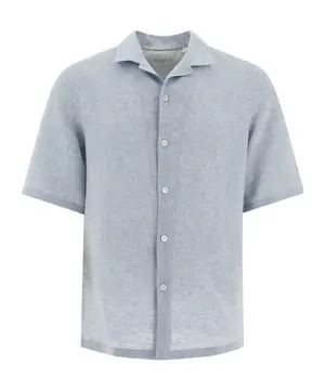 Brunello Cucinelli Short-sleeved Button-up Shirt