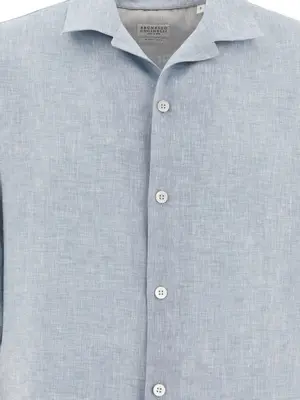 Brunello Cucinelli Short-sleeved Button-up Shirt
