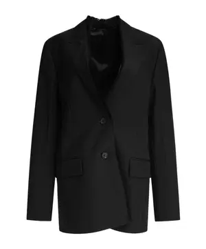 TOTEME Single-breasted Long-sleeved Blazer - Black