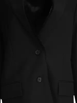 TOTEME Single-breasted Long-sleeved Blazer - Black