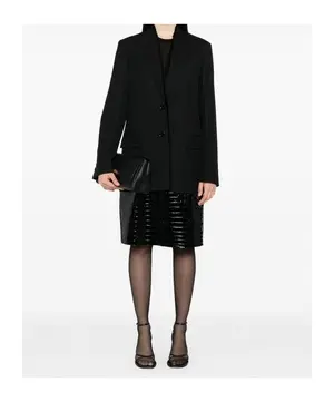TOTEME Single-breasted Long-sleeved Blazer - Black