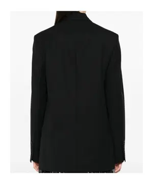 TOTEME Single-breasted Long-sleeved Blazer - Black