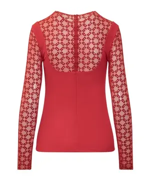 Givenchy Monogram Tulle Slim Fit Top