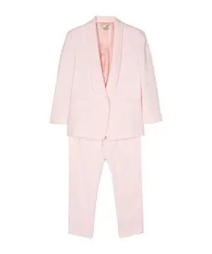 Stella McCartney Long-sleeved Coat And Straight Trouser Set
