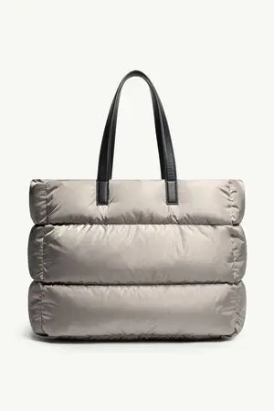 Moncler Quilted Tote Bag - Grey