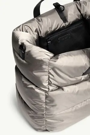 Moncler Quilted Tote Bag - Grey