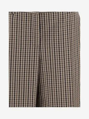 JIL SANDER Checked Tailored Shorts
