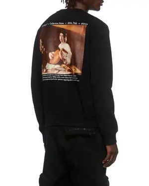 Off-White Caravaggio Print Crewneck Sweatshirt