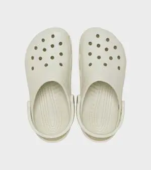 CROCS Round-toe Clogs With Ventilation And Heel Strap - Linen