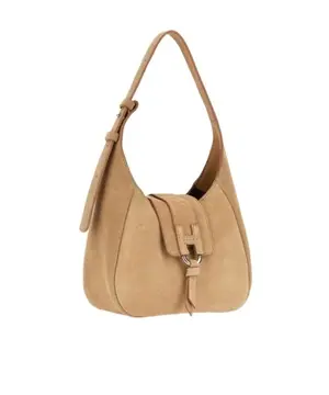 Hogan Trend Mini Hobo Bag - Beige