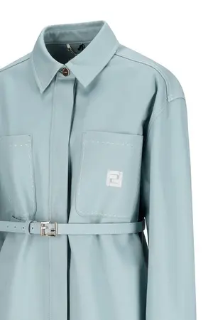 Fendi Belted Collared Jacket