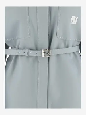 Fendi Belted Collared Jacket