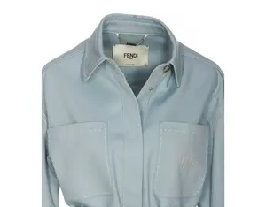 Fendi Belted Collared Jacket