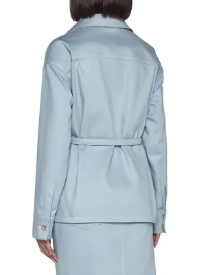 Fendi Belted Collared Jacket