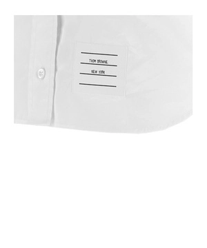 Thom Browne Cropped Shirt With Lapel And Pocket