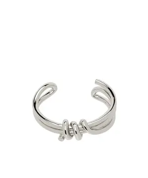 MAISON MARGIELA Open Design Knotted Bracelet - Silver