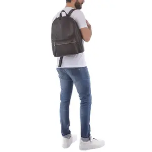 Orciani Micron Logo Lettering Backpack - Black