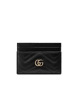 Gucci Gg Marmont Card Case - Black