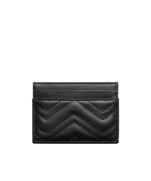Gucci Gg Marmont Card Case - Black