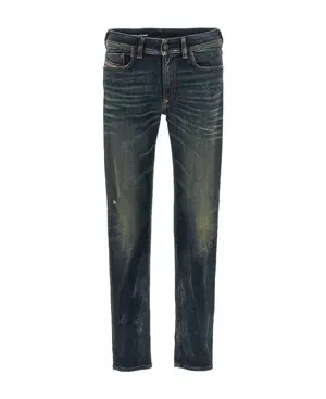 DIESEL® 1979 Sleenker Skinny Distressed Jeans - Black