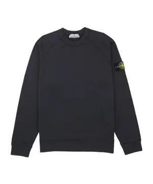 Stone Island Compass Patch Crewneck Sweatshirt - Blue