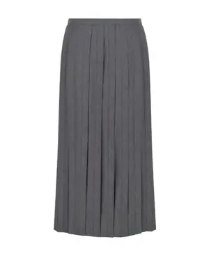 Dior Belted Pleated Skirt