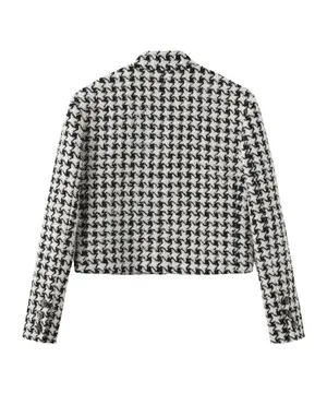 Marissa Chiara Houndstooth Casual Jacket