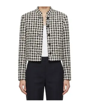Marissa Chiara Houndstooth Casual Jacket